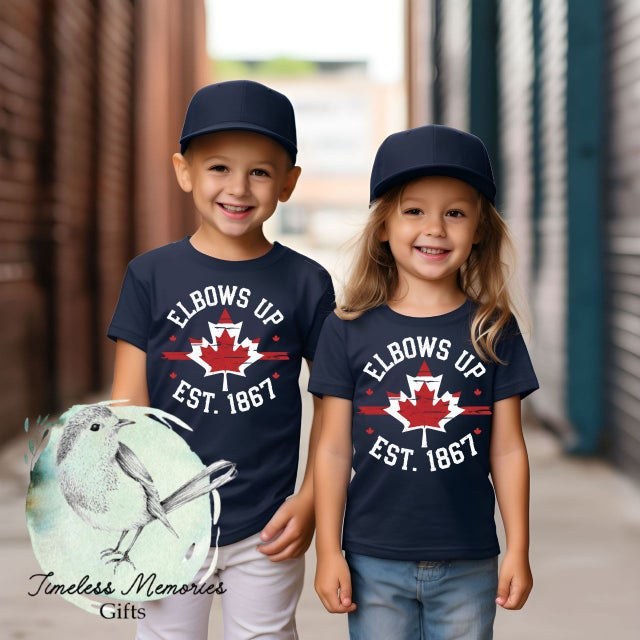 Elbow's Up Maple Kids Crewneck - Shipped